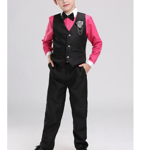 Girls School Uniforms : Blue turquoise hot pink fuchsia white girls ...