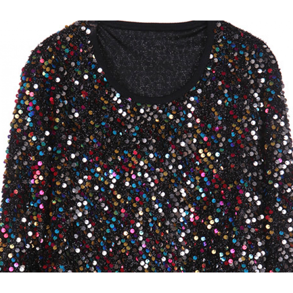 Colorful colored sequins glitter men's male jazz singers night club bar ...