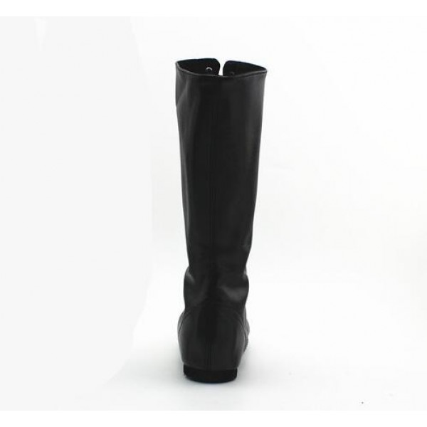 High PU Jazz Dance Boot Stage Dance Boots with cow leather sole Girls ...
