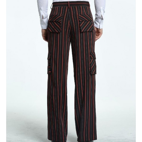 Men's ballroom latin dance long pants male competition stage ...