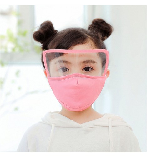 2pcs reusable face masks for kids cartoon bear pattern cotton with ...