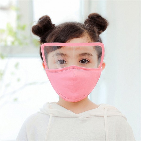 2pcs reusable face masks for kids cartoon bear pattern cotton with ...