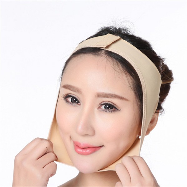 Breathable slim face Bandage v face device belt sleep face-lift mask ...