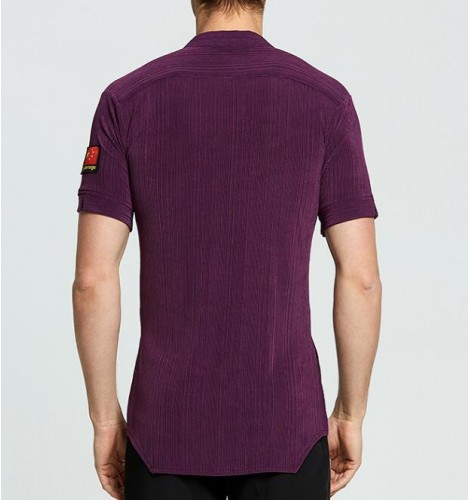 Male competition stage performance latin ballroom chacha rumba dancing ...