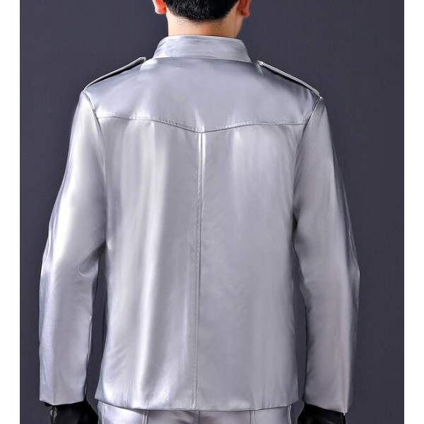 Men's silver jazz dance jackets singer host gogo dancers drummer stage ...