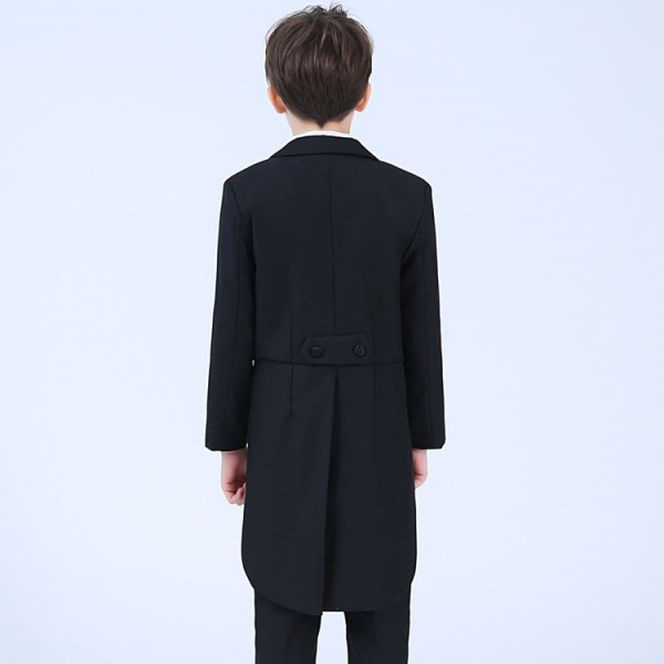 Boy's singer piano suits host magician flower boys stage performance ...