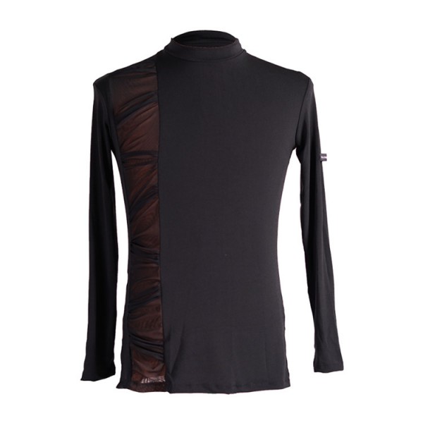 Men's latin dance shirts stage performance male jive waltz tango dance ...