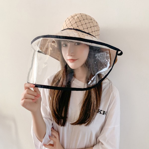 Antivirus spray outdoor fisherman hat with face shield full face cover ...