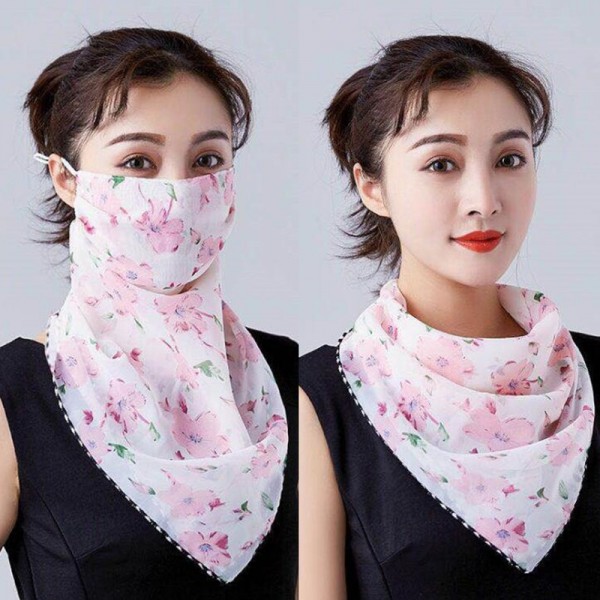 mouth mask Face Mask floral Sun Protection Outdoor Riding Masks ...