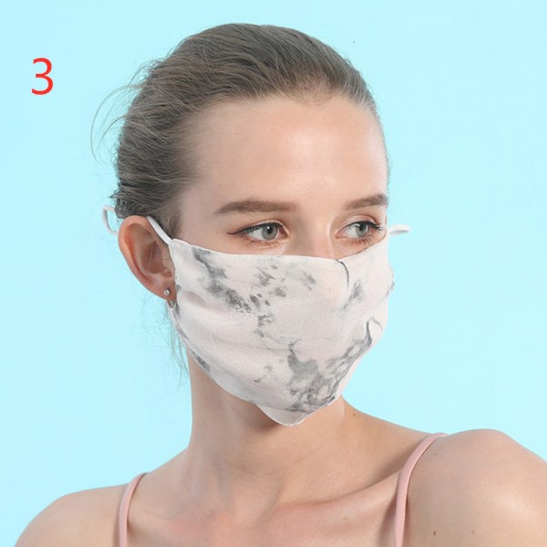 mulberry silk reusable floral face masks for women breathable summer ...