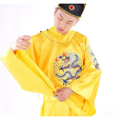 Ming Dynasty Emperor film cosplay Dragon Robe Men's ming Suit Zhu ...
