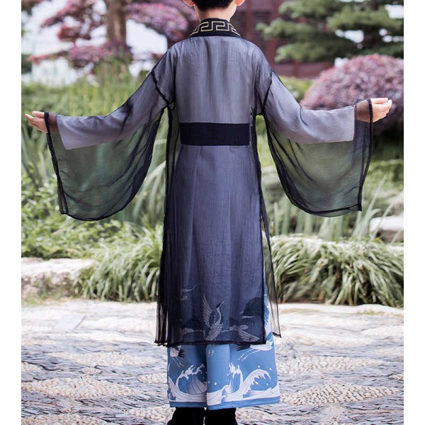 Chinese Hanfu for boy Ancien prince cosplay robe Children Han Tang ...