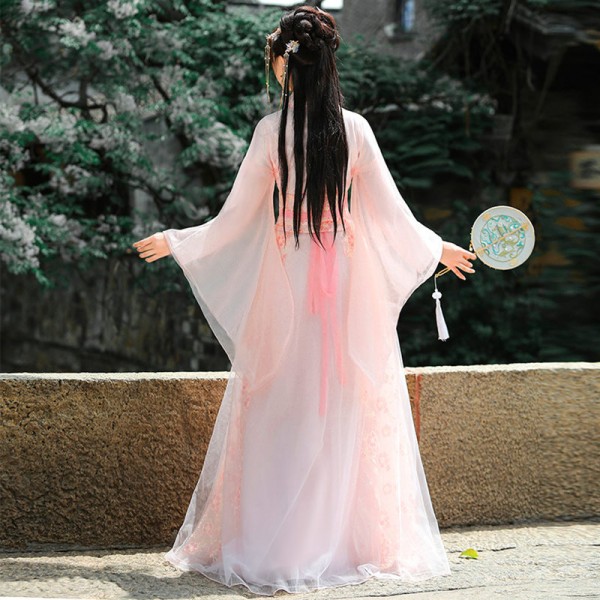 Sakura Hanfu fairy dress for women's chinese ancient folk costume ...