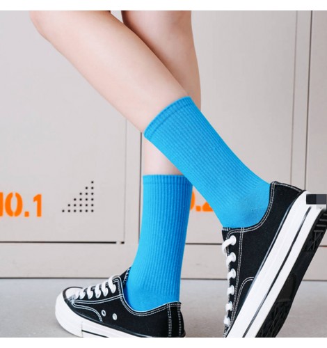 3pairs Colorful color jazz hiphop jazz dance cotton socks for women ...