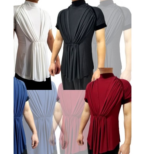 Men 's male latin ballroom dance shirts modern latin ballroom stage ...