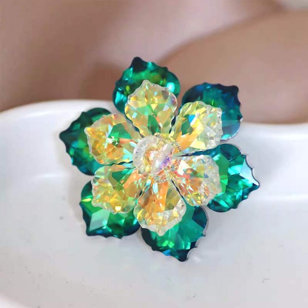 DIY Stained glass rhinestones for headdress dance clothes evening gown ...