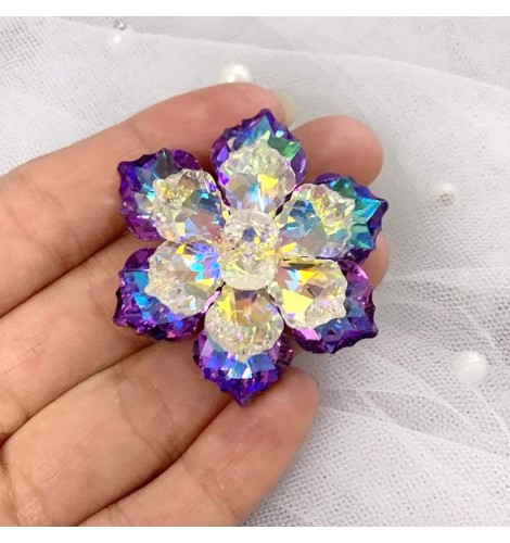 DIY Stained glass rhinestones for headdress dance clothes evening gown ...