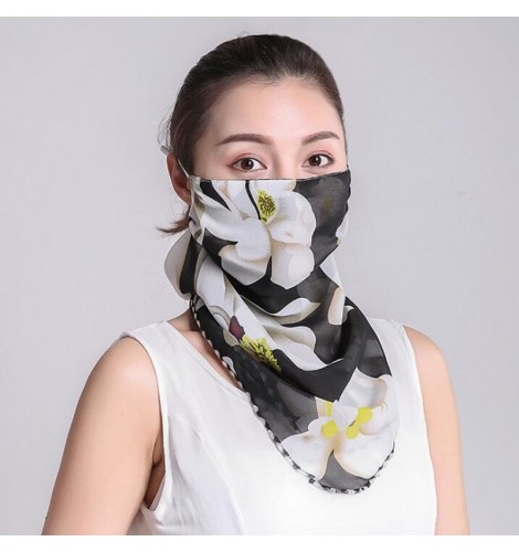 mouth mask Face Mask floral Sun Protection Outdoor Riding Masks ...
