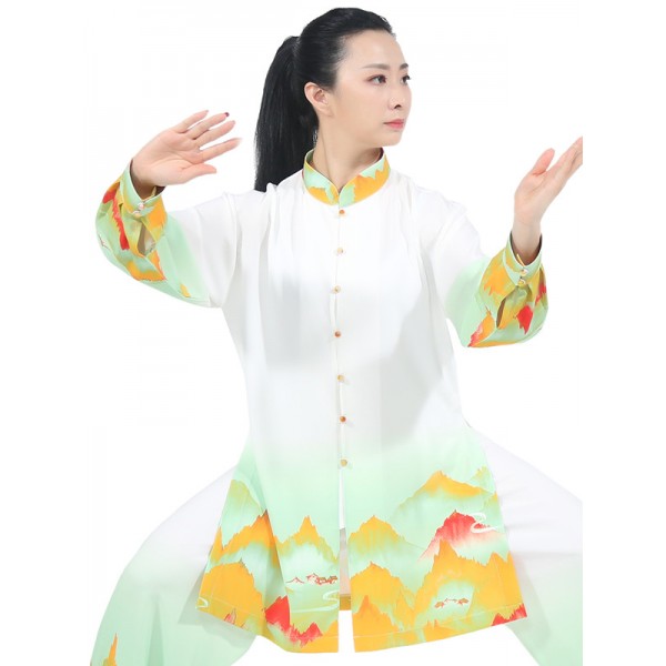 Tai Chi Clothing Chinese Kung Fu Uniforms Morning Exercises Linen